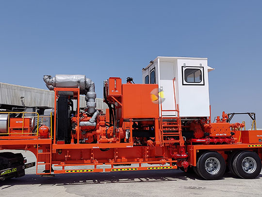 Twin pump trailer mounted unit - Al Shurooq Oilfield Equipment FZC