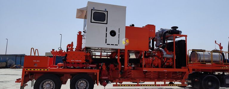 Twin pump trailer mounted unit - Al Shurooq Oilfield Equipment FZC