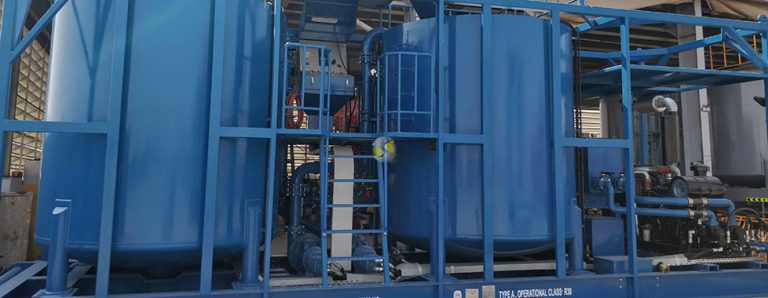 140BBL skid mounted acid batch mixer - Al Shurooq Oilfield Equipment FZC
