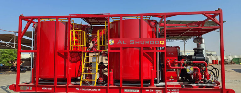 140BBL skid mounted acid batch mixer - Al Shurooq Oilfield Equipment FZC